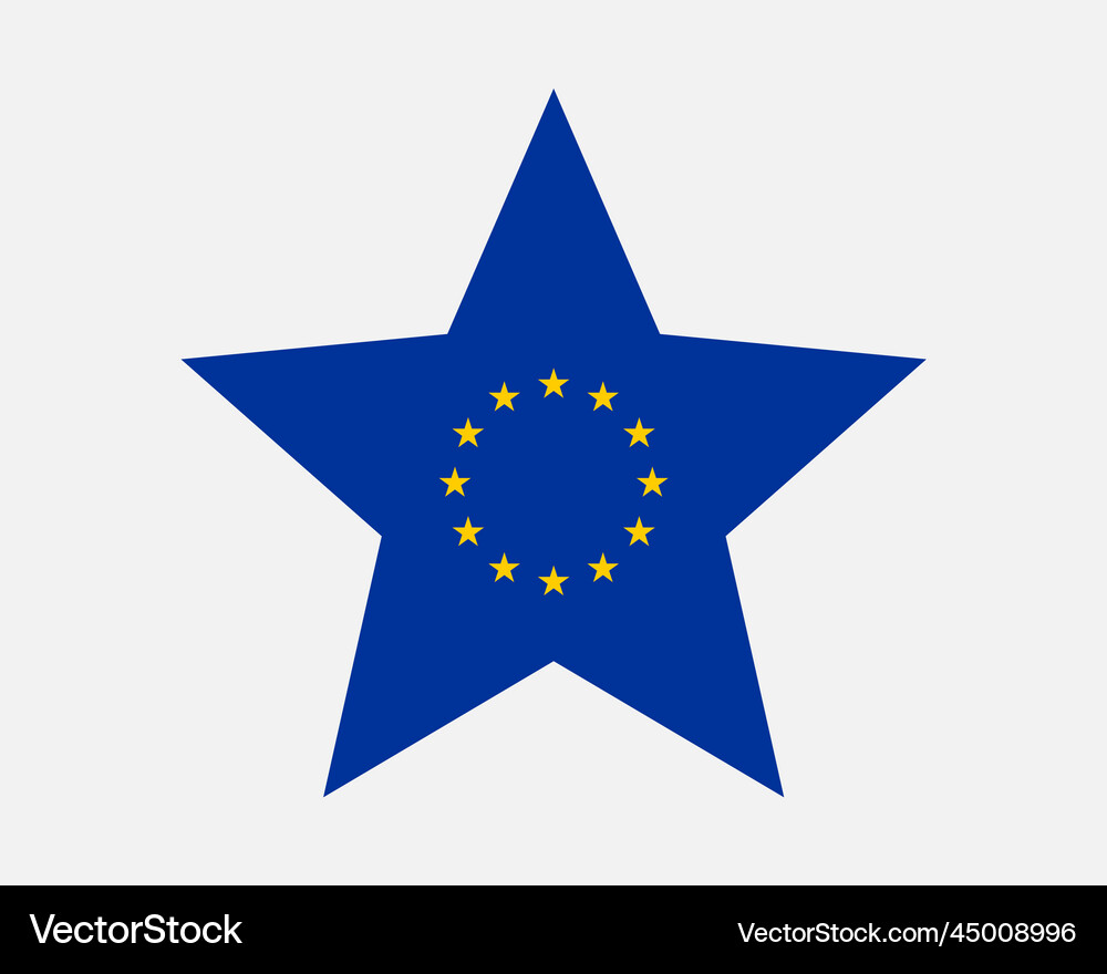European union star flag Royalty Free Vector Image