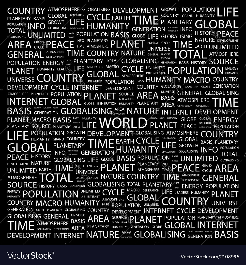 World Royalty Free Vector Image - VectorStock