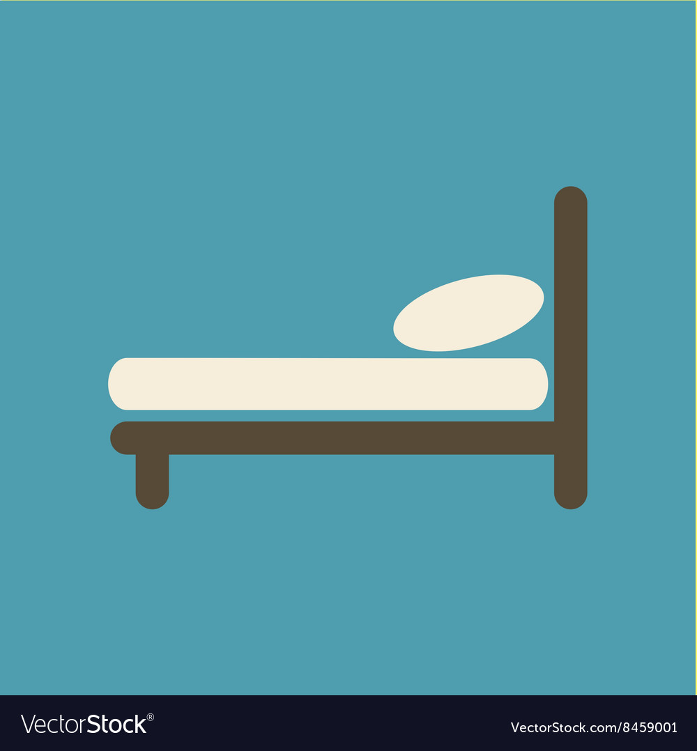 Bed icon Royalty Free Vector Image - VectorStock