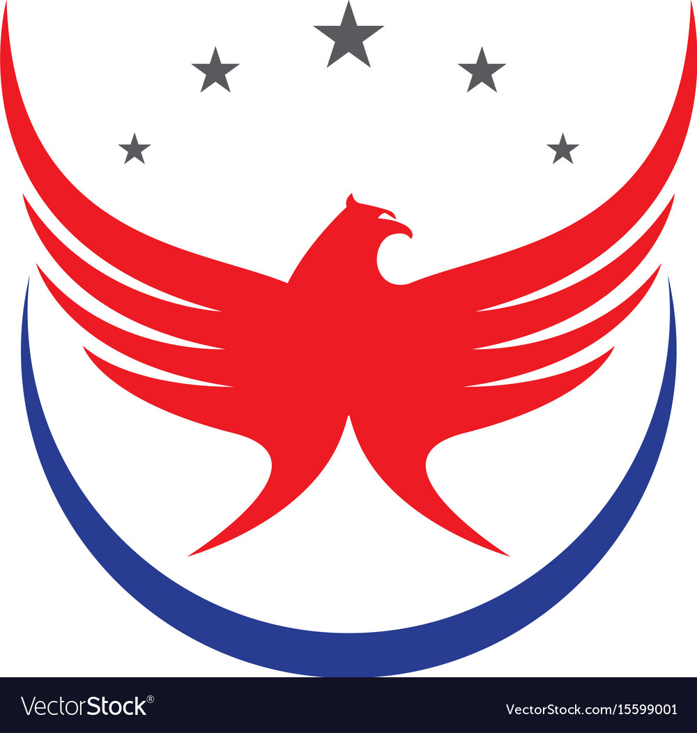 Falcon logo template Royalty Free Vector Image Falcon logo template Royalty Free Vector Image