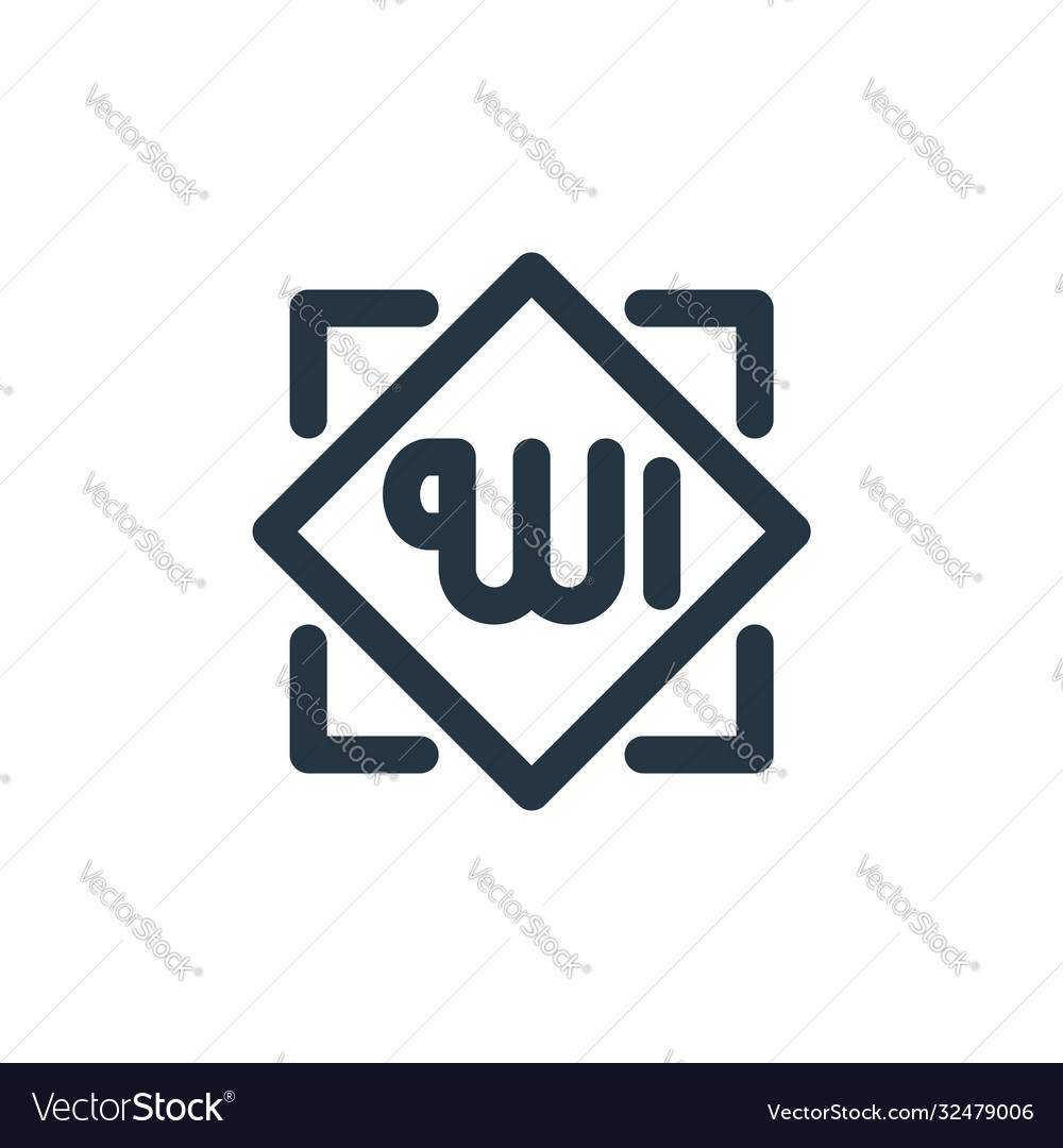 Allah icon editable stroke linear Royalty Free Vector Image