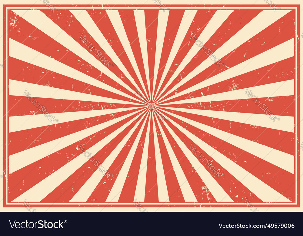 Circus carnival vintage sunlight rays background Vector Image