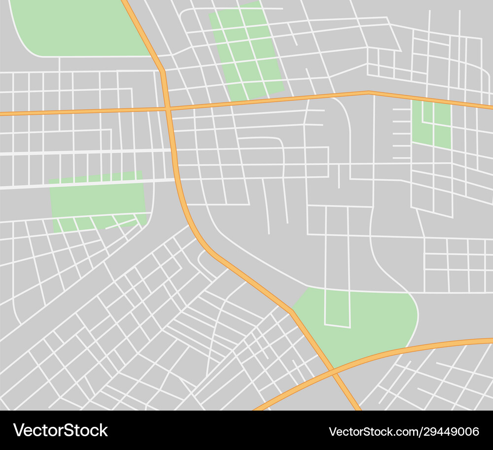 City map geography street Royalty Free Vector Image