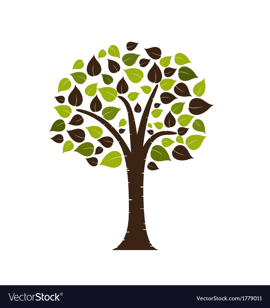 Abstract tree Royalty Free Vector Image - VectorStock