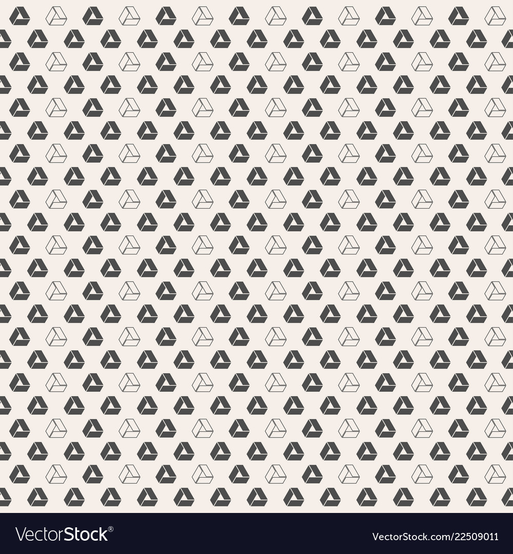 Abstract triangle seamless pattern abstact Vector Image