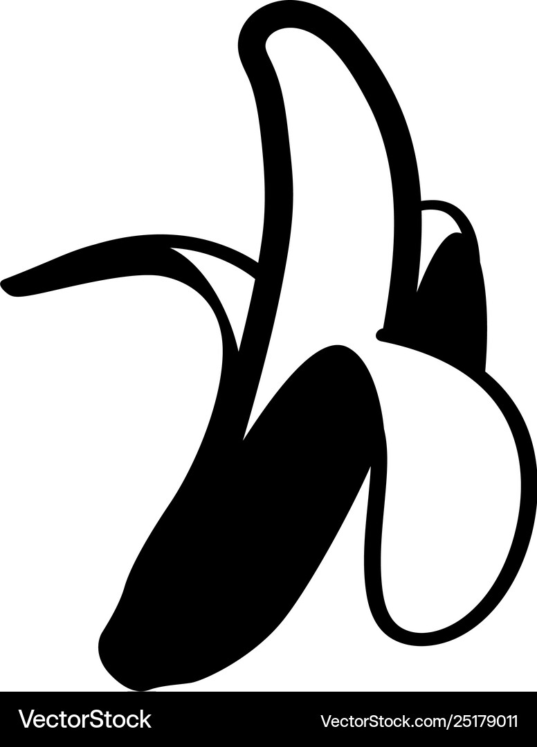 Banana eps Royalty Free Vector Image - VectorStock