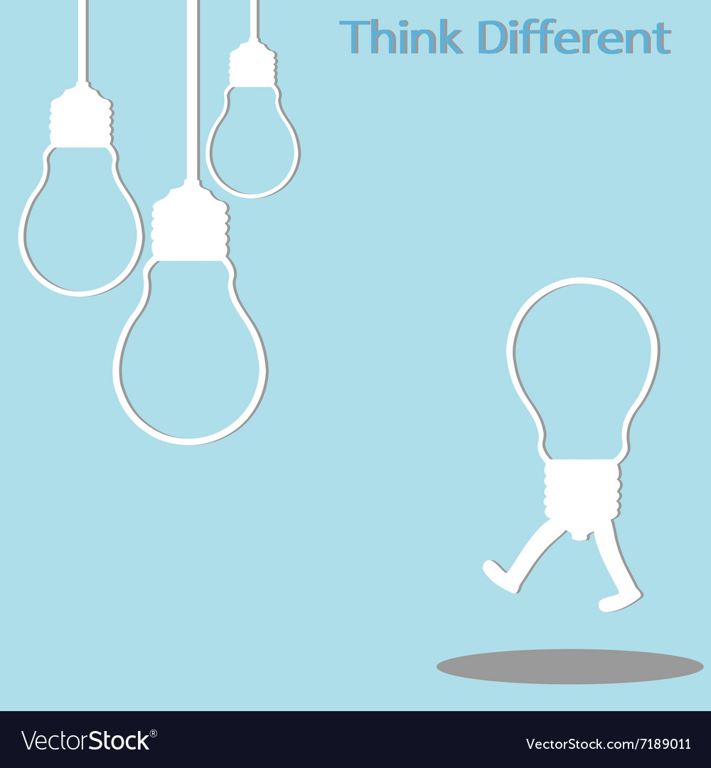 Different thinking Royalty Free Vector Image - VectorStock