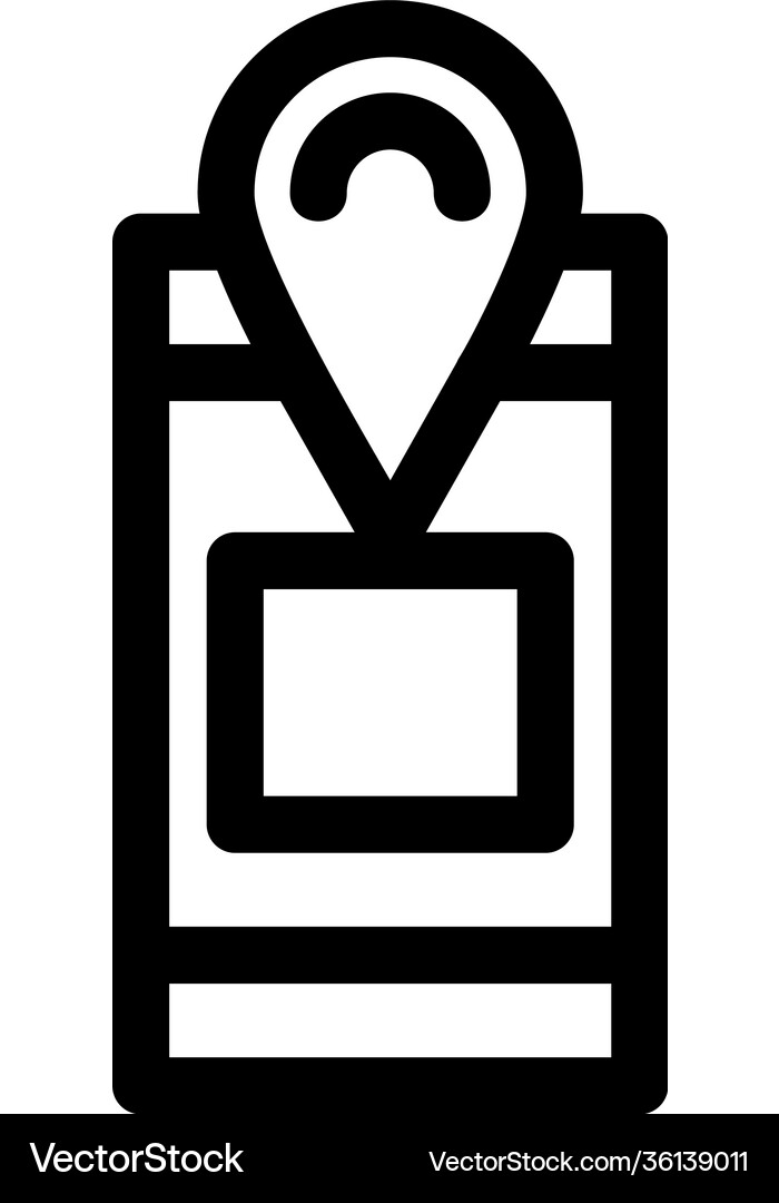 Position icon or logo isolated sign symbol Vector Image
