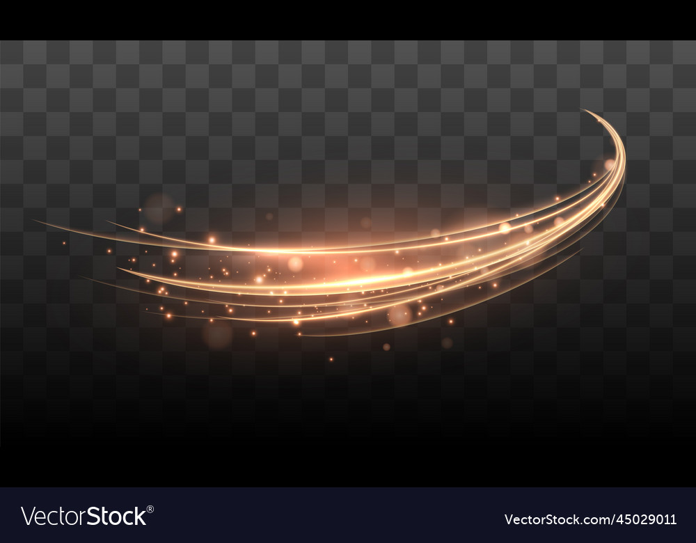 Shining lines light effect Royalty Free Vector Image