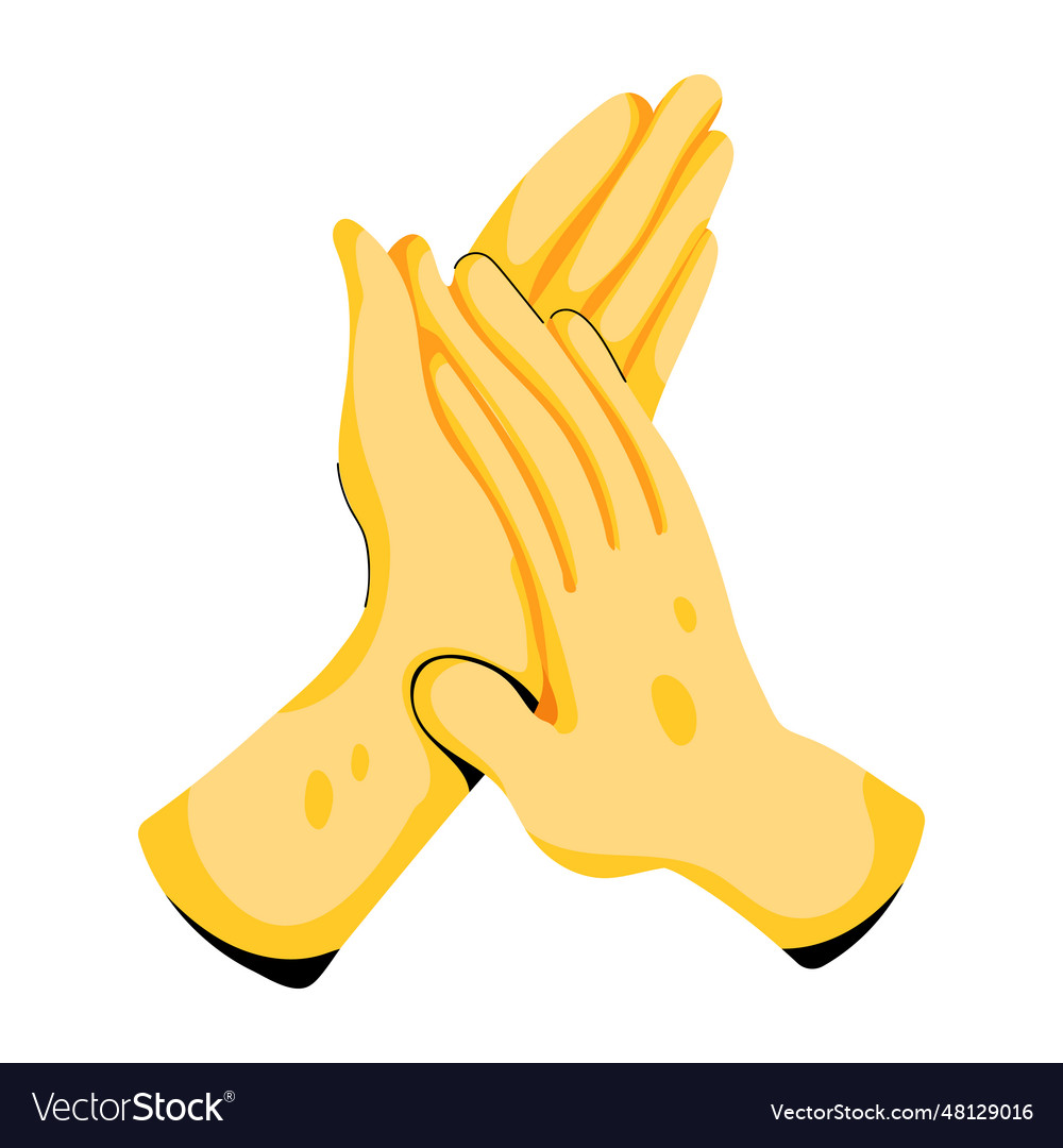 Clapping hands Royalty Free Vector Image - VectorStock