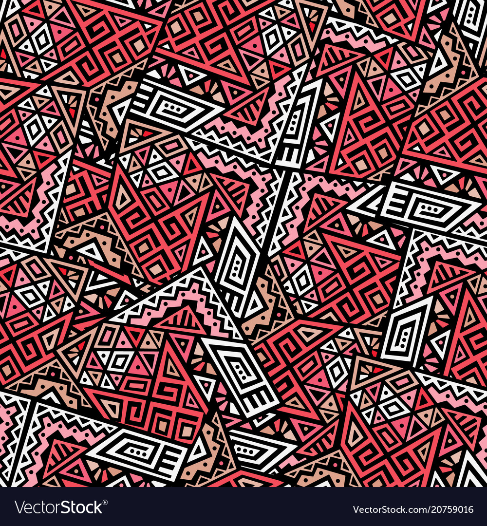 Creative seamless pattern Royalty Free Vector Image