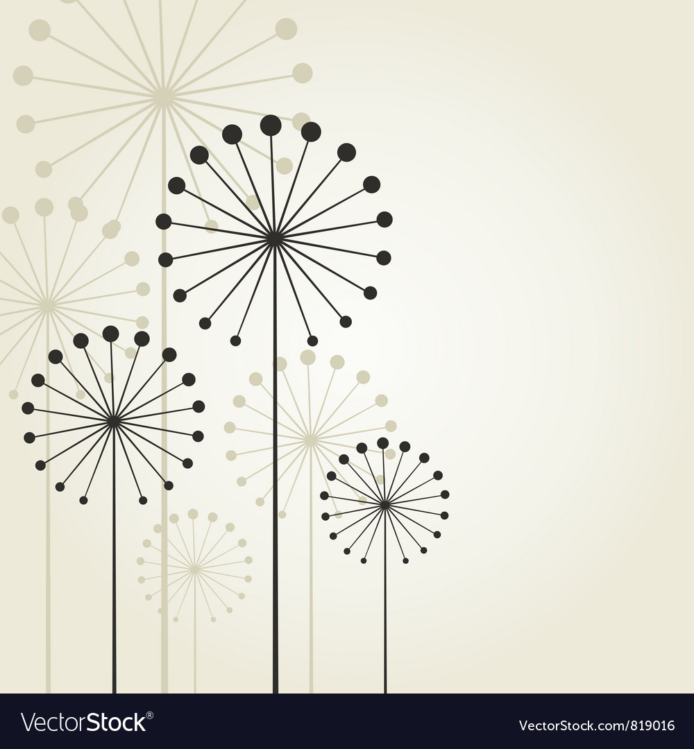 Dandelion Royalty Free Vector Image - VectorStock