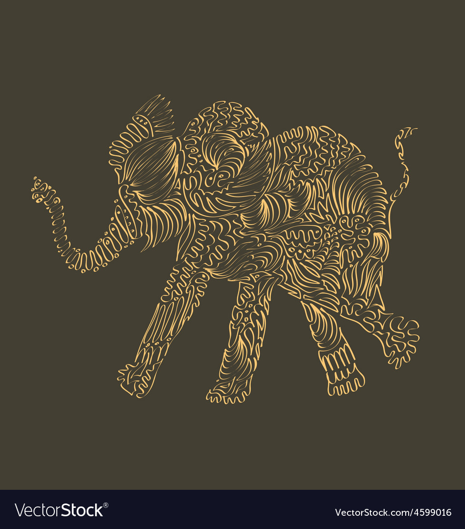 Elephant Royalty Free Vector Image - VectorStock
