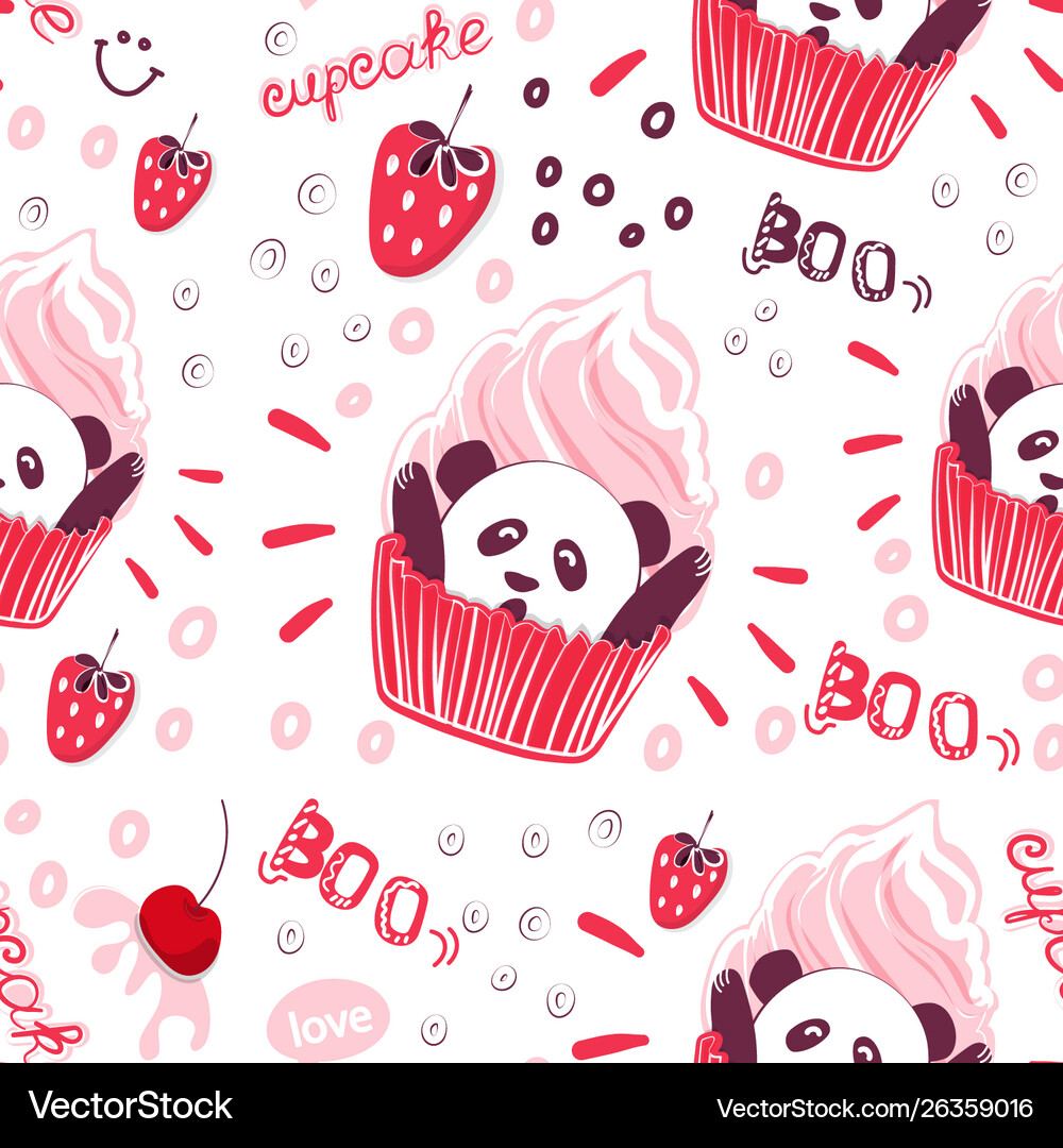 Seamless patterns cartoons for children textiles Vector Image