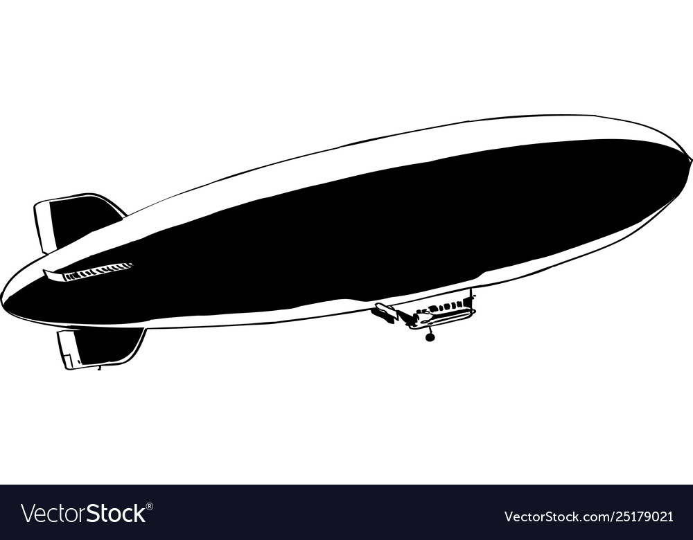 Blimp eps Royalty Free Vector Image - VectorStock