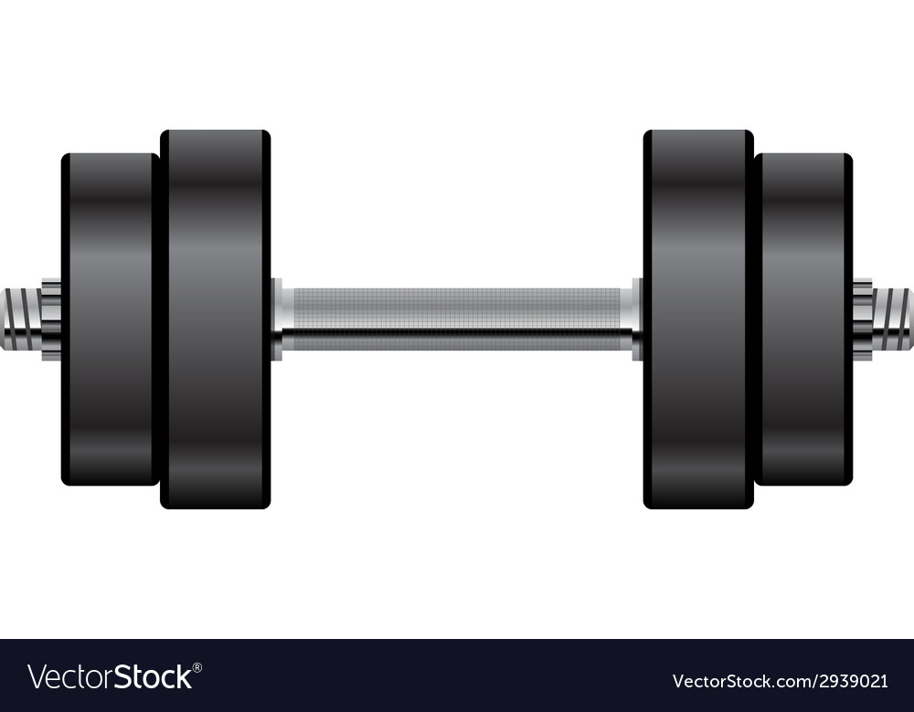 Dumbbell Royalty Free Vector Image - VectorStock