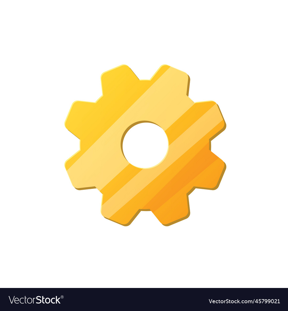 Game ui asset gaming user interface settings icon Vector Image