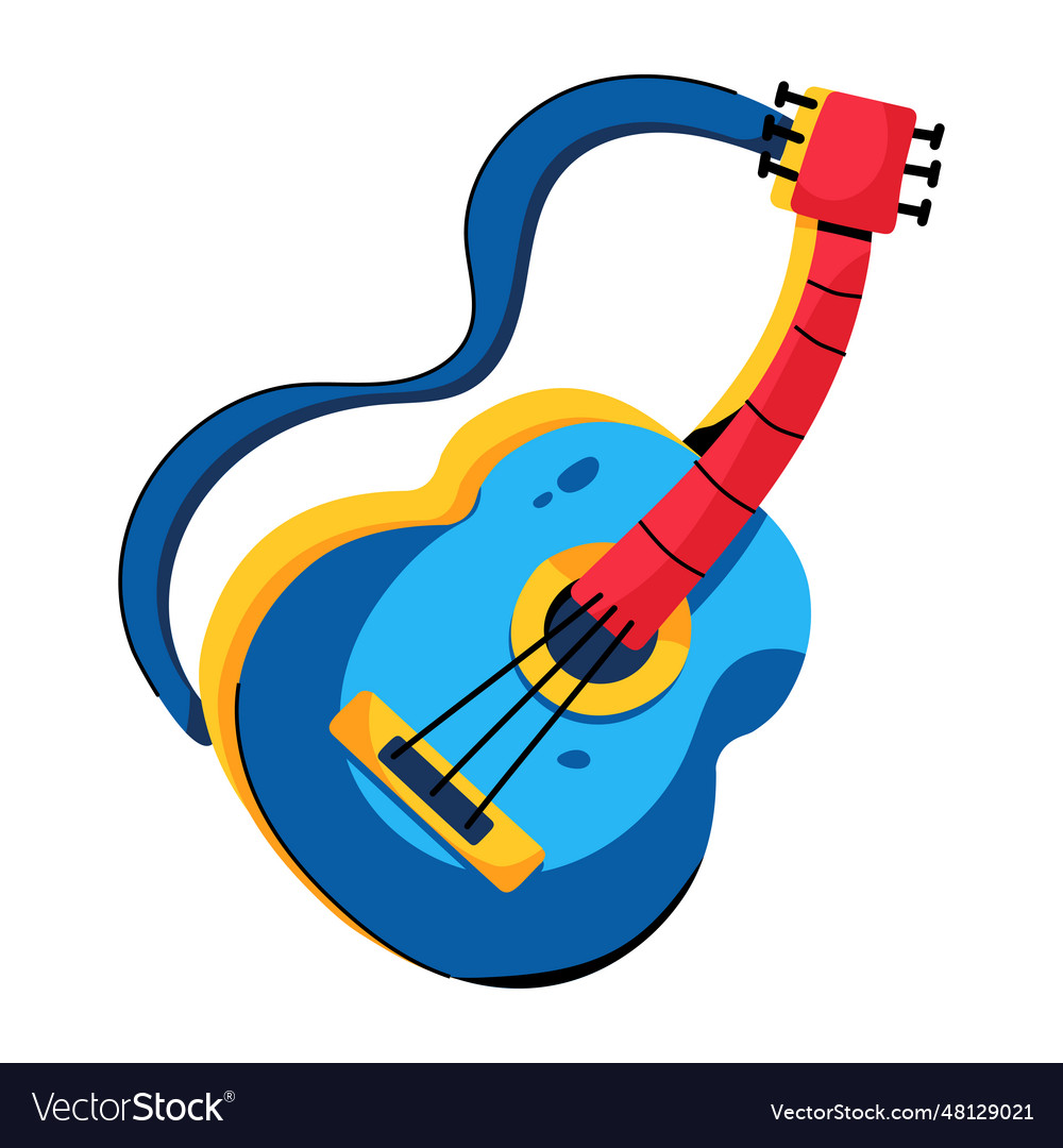 Guitar Royalty Free Vector Image - VectorStock Guitar Royalty Free Vector Image - VectorStock