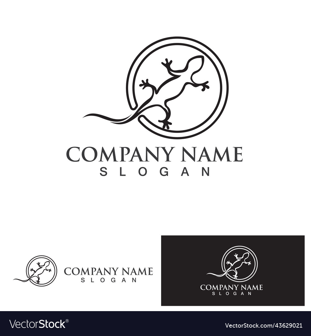 House lizard print template Royalty Free Vector Image