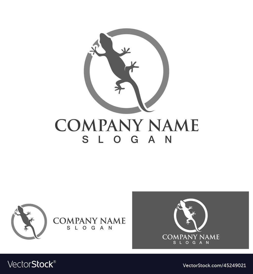 House lizard print template Royalty Free Vector Image