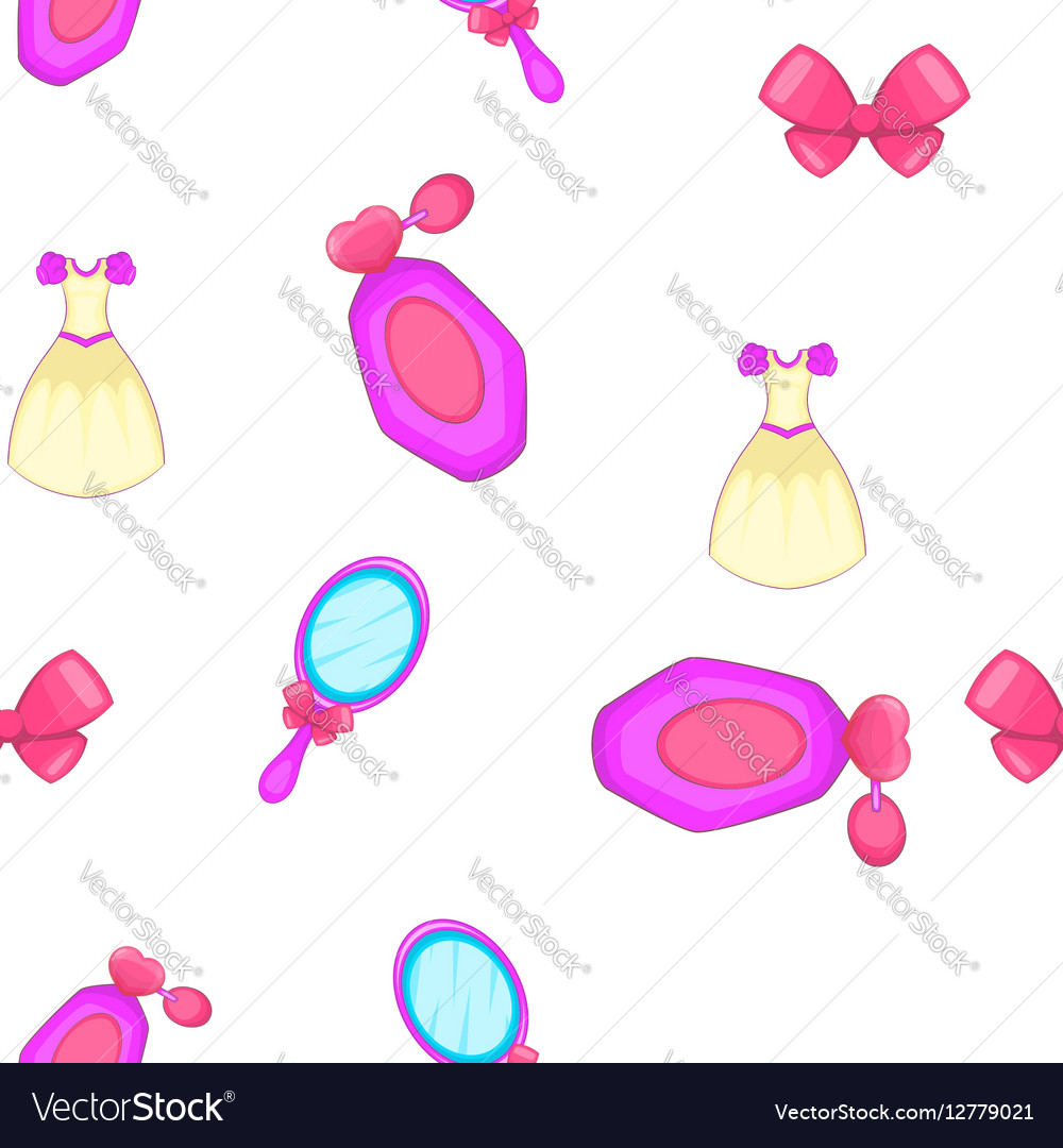 Queen pattern cartoon style Royalty Free Vector Image