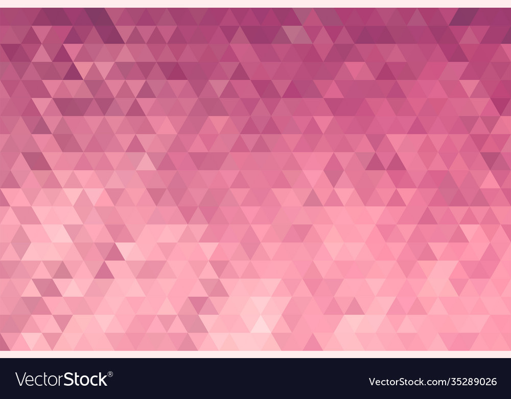 Abstract rose triangle pattern background Vector Image