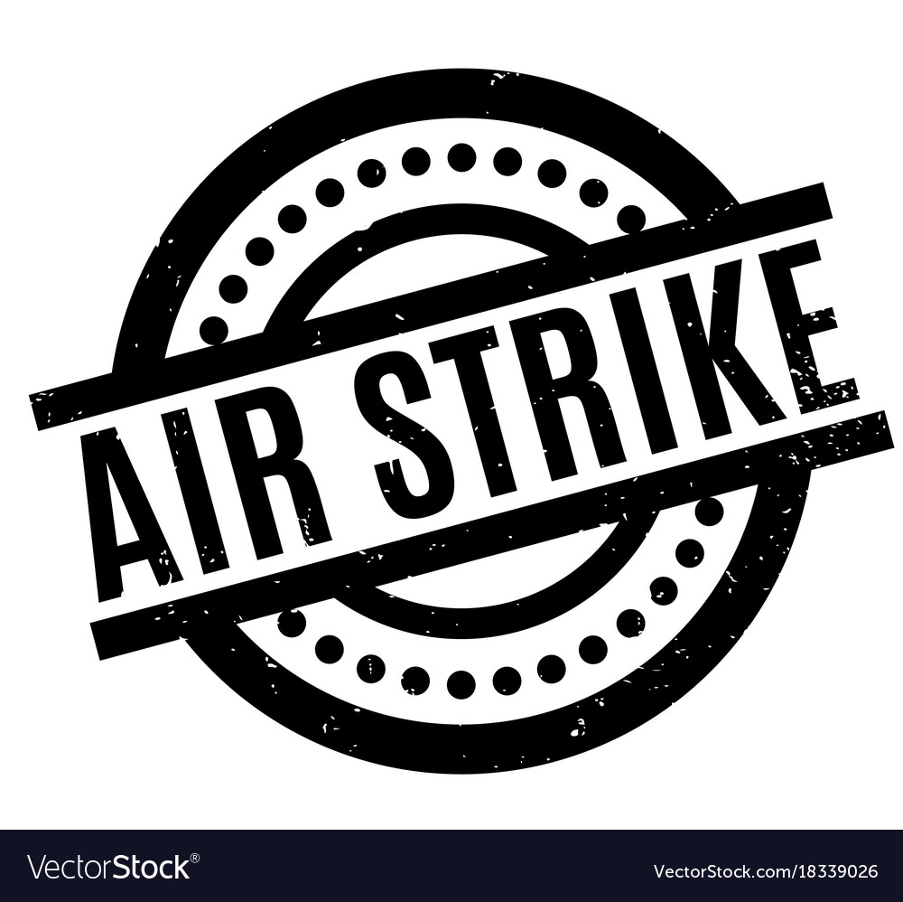 Air strike rubber stamp Royalty Free Vector Image Air strike rubber stamp Royalty Free Vector Image