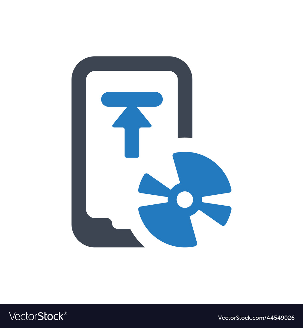 Mobile software install icon Royalty Free Vector Image