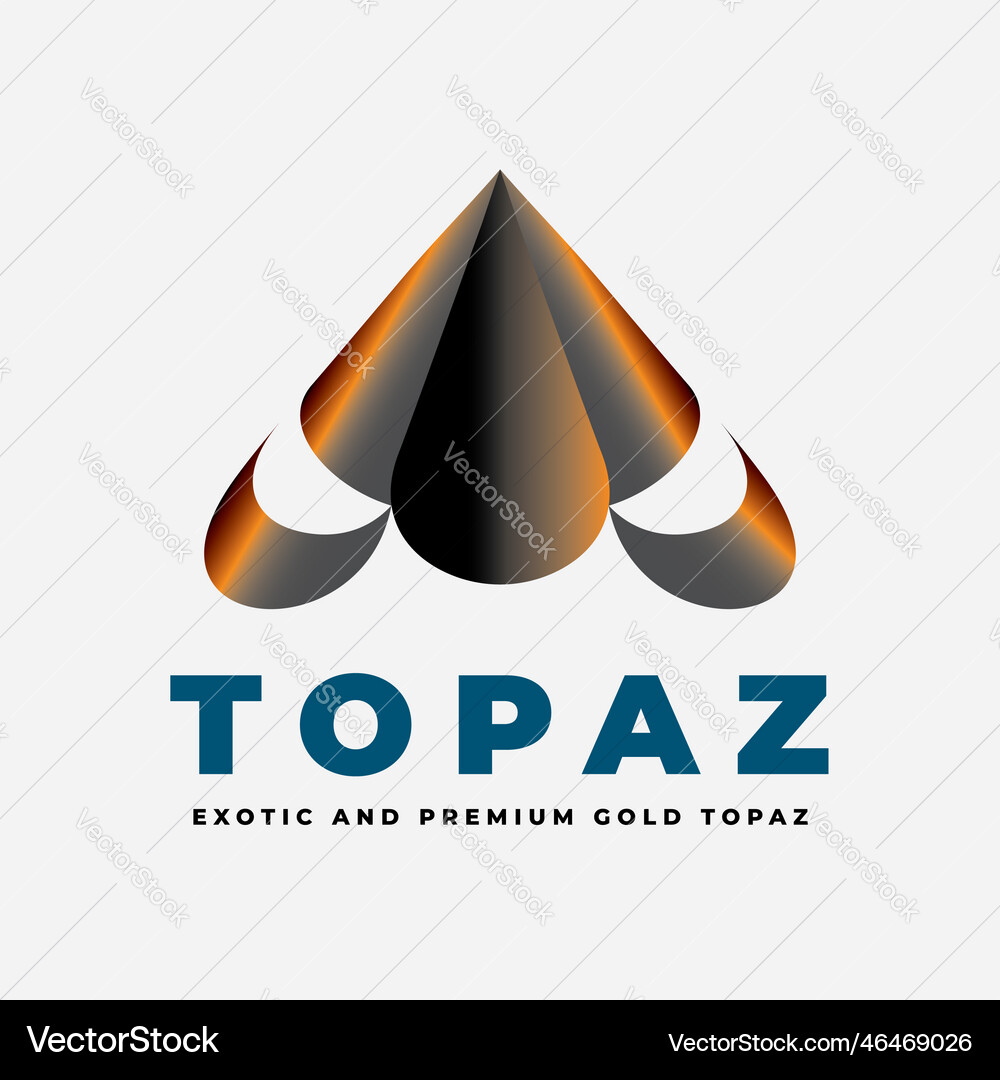 Royal diamond and platinum logo Royalty Free Vector Image