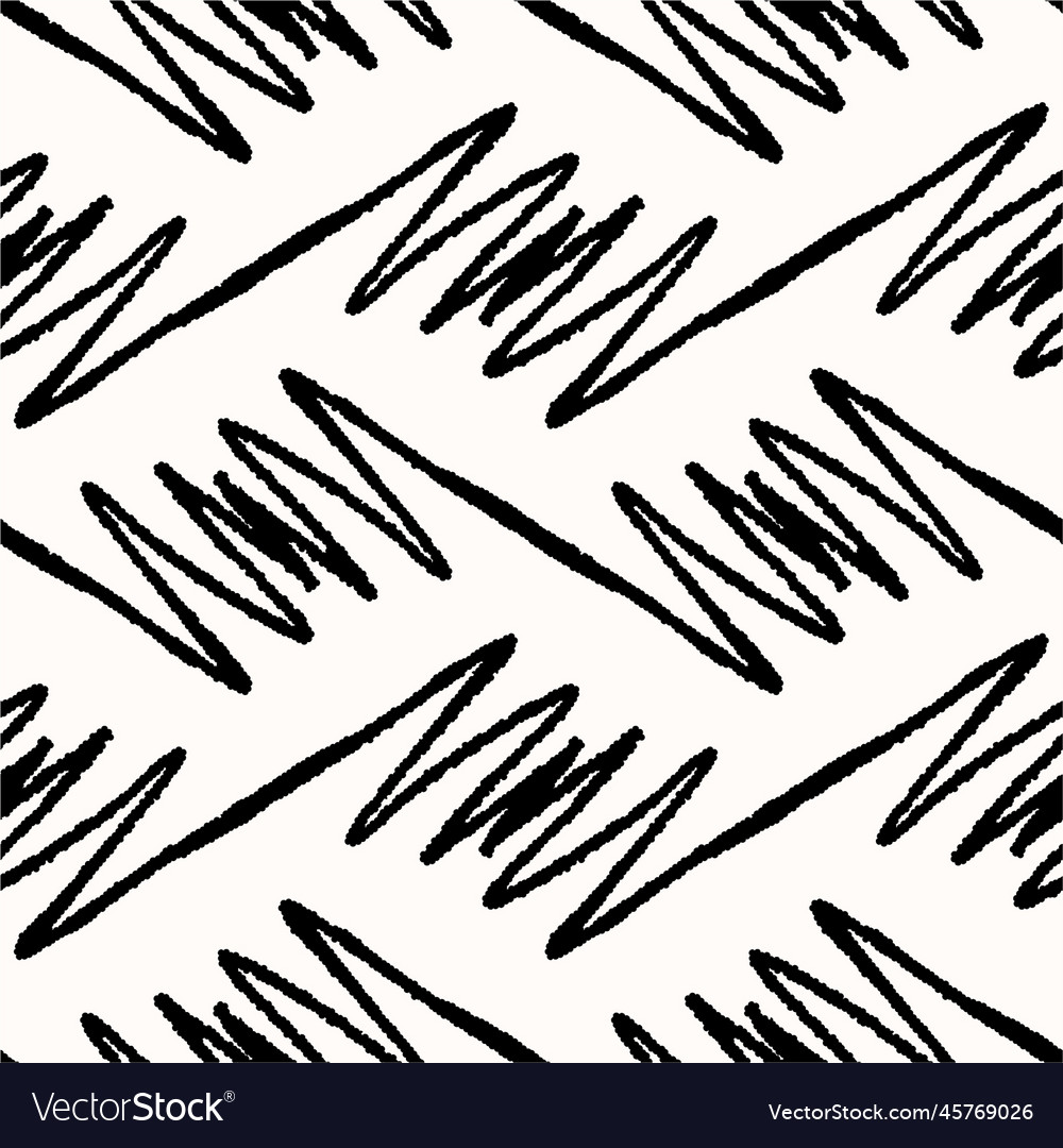 Seamless pattern with a simple abstract drawing Vector Image
