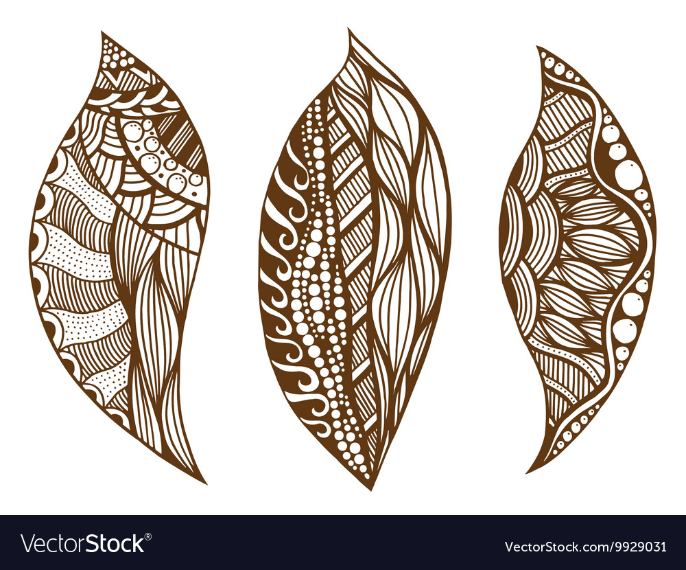 Brown abstract elements Royalty Free Vector Image