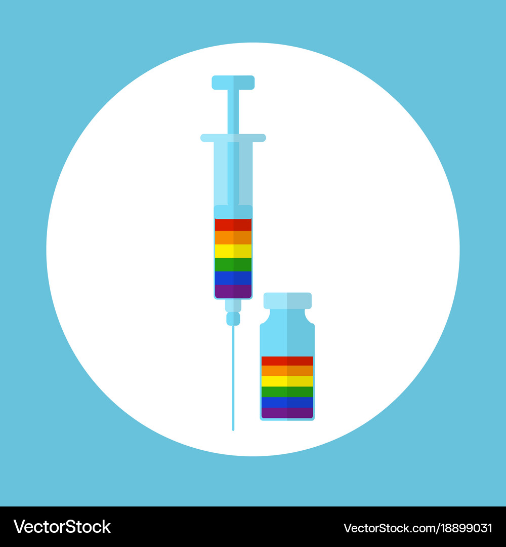 Lgbt health concept Royalty Free Vector Image - VectorStock