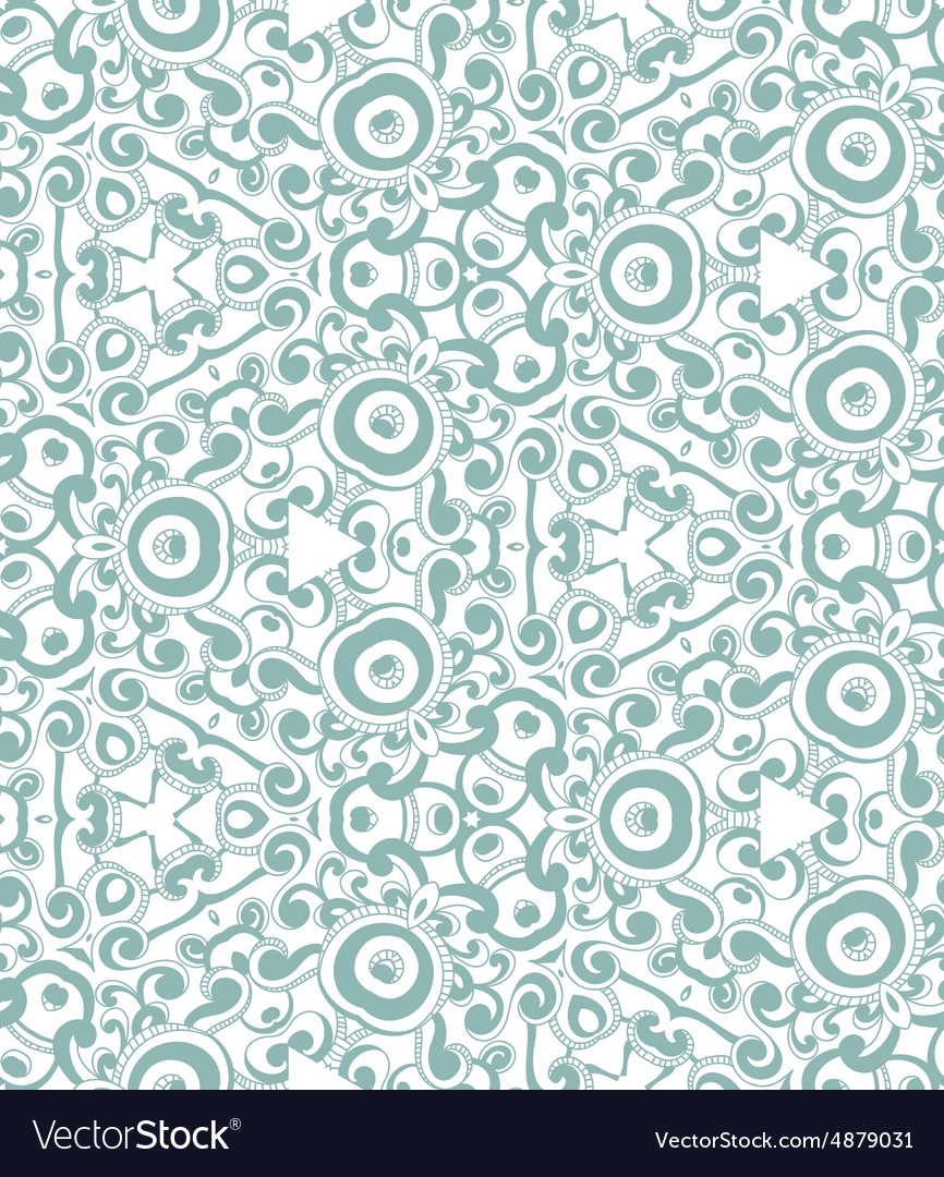 Retro decorative seamless pattern Endless Vector Image
