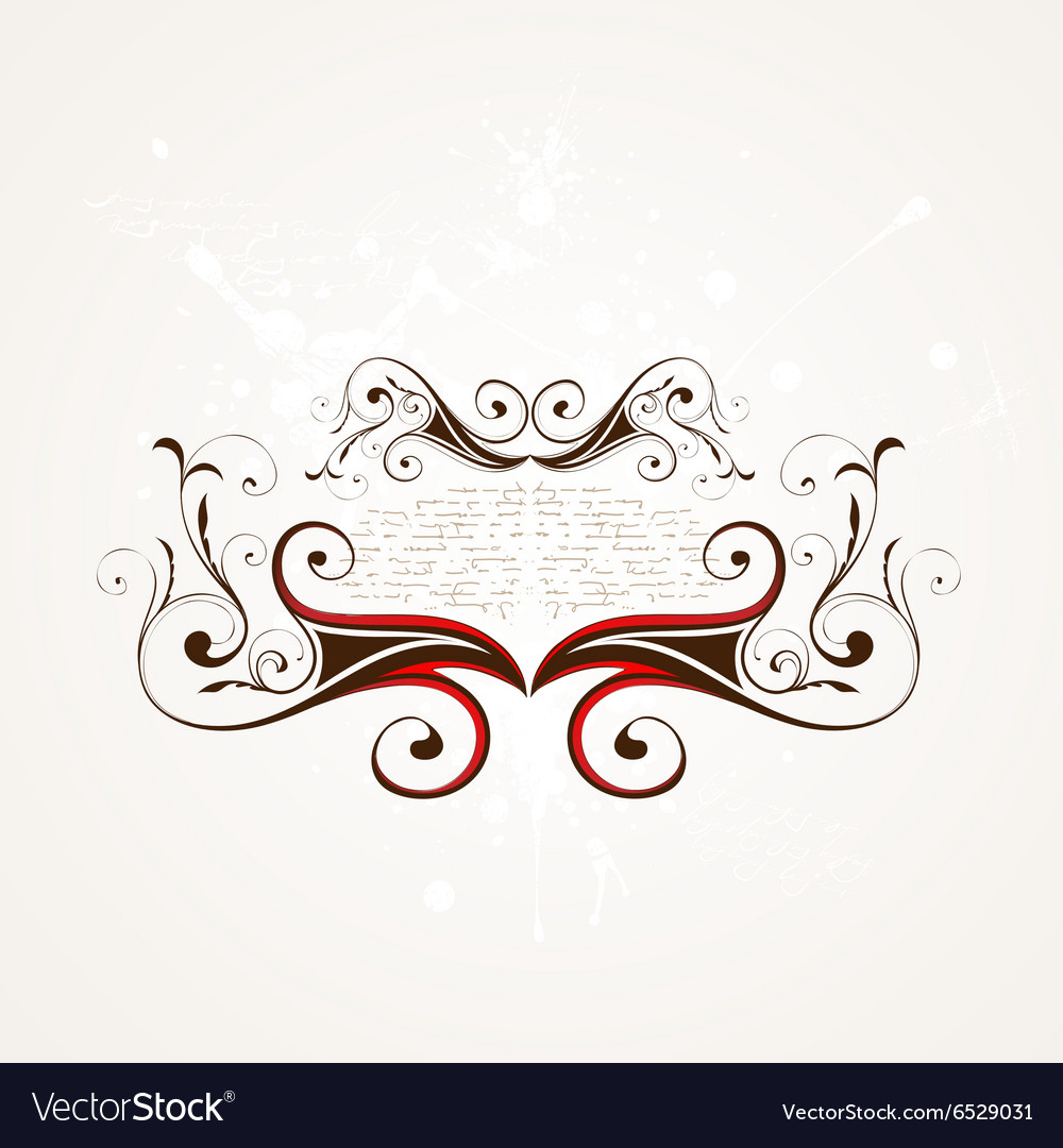 Rustic vintage frame Royalty Free Vector Image