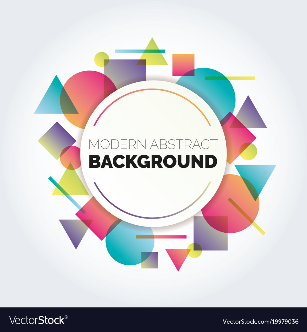 Abstract circle pattern background Royalty Free Vector Image