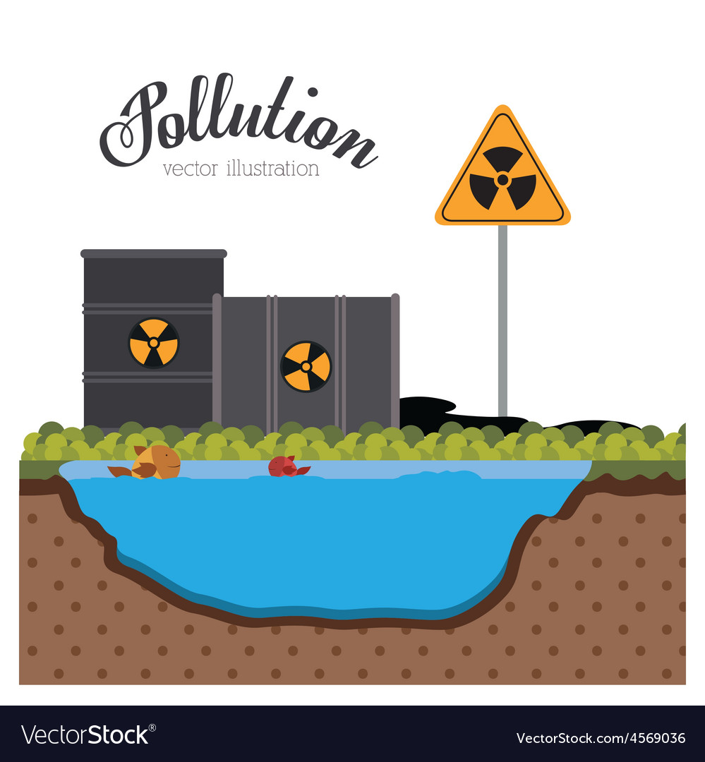Pollution design Royalty Free Vector Image - VectorStock