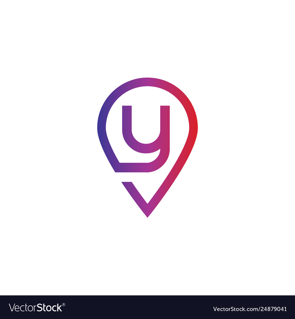 Initial letter y location design template elements