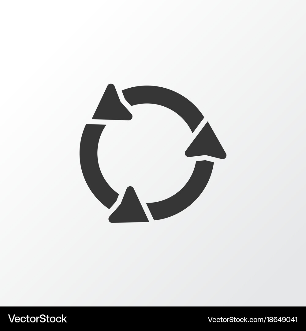 Roundabout icon symbol premium quality isolated Vector Image
