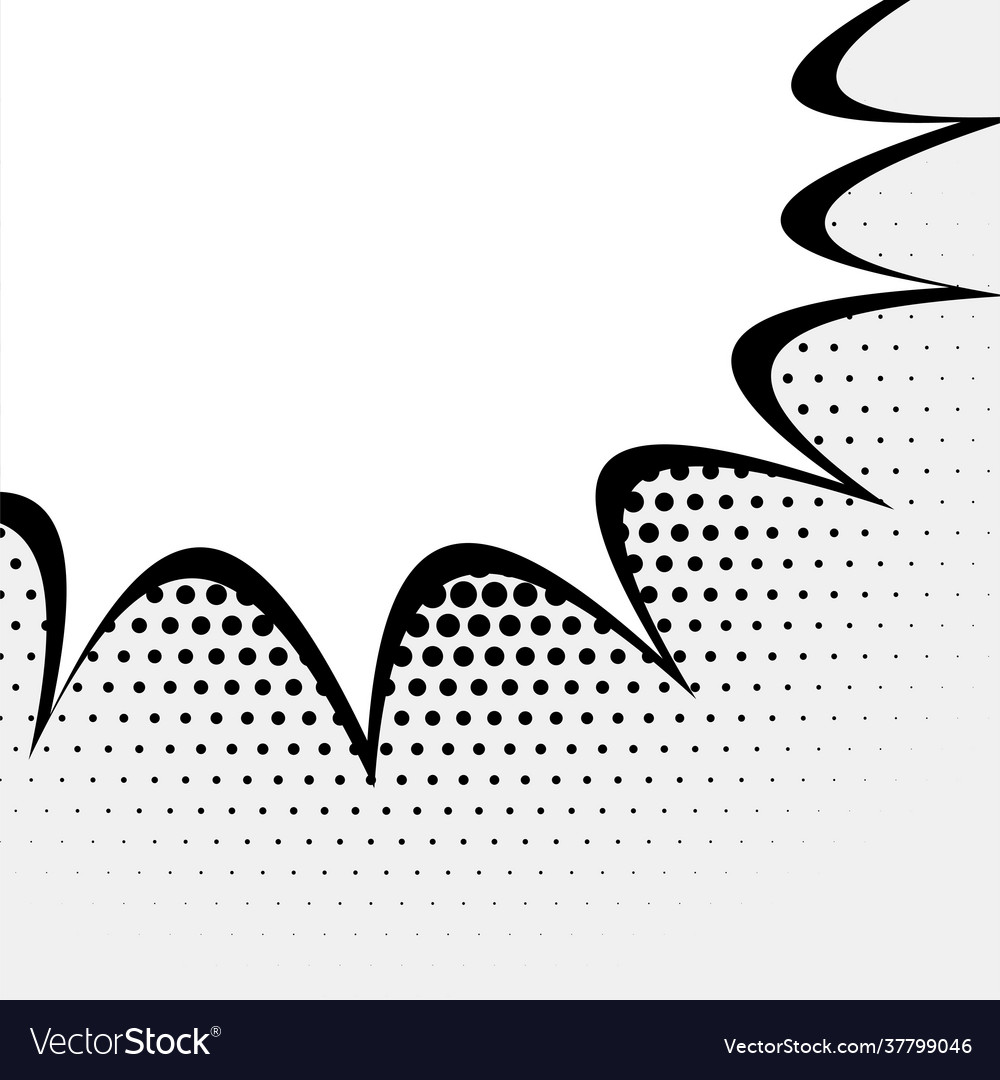 Blank comic expression background design Vector Image
