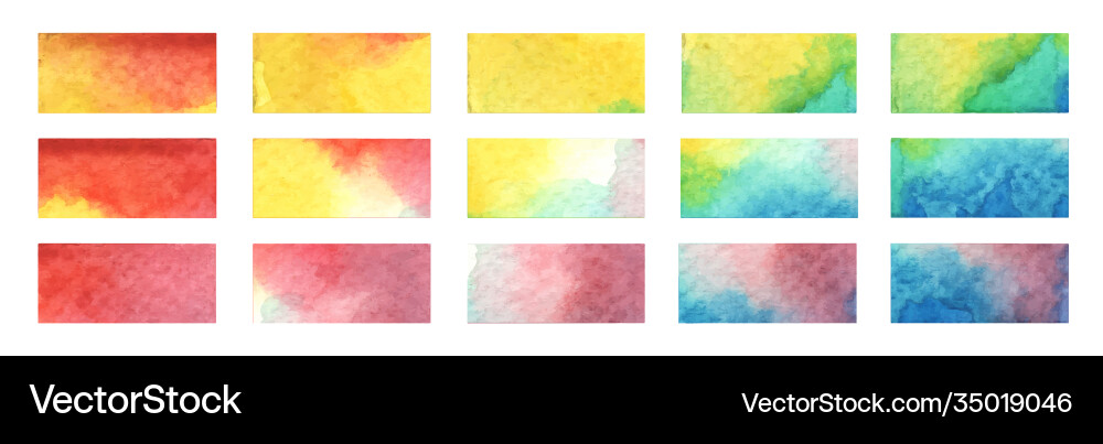 Color highlight stripes watercolor Royalty Free Vector Image