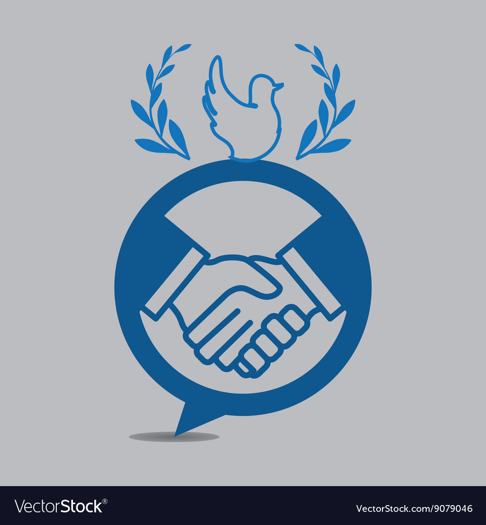 Help design hand icon flat Royalty Free Vector Image