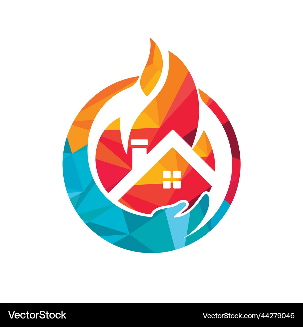 Home insurance logo design concept Royalty Free Vector Image