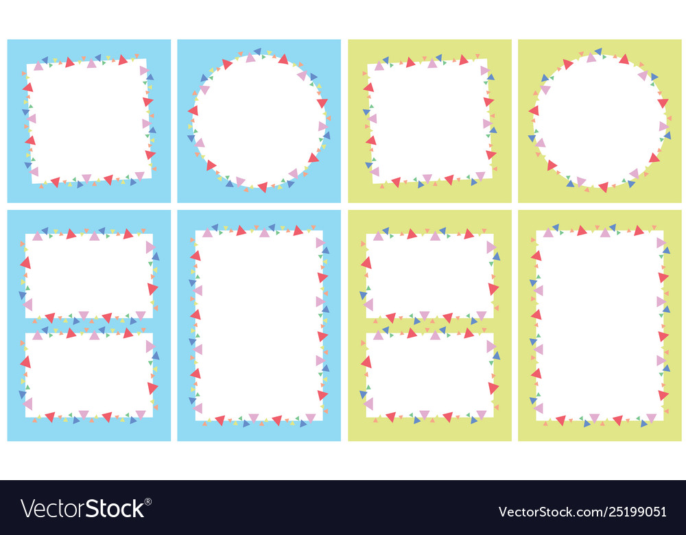 Border frame background worksheet Royalty Free Vector Image
