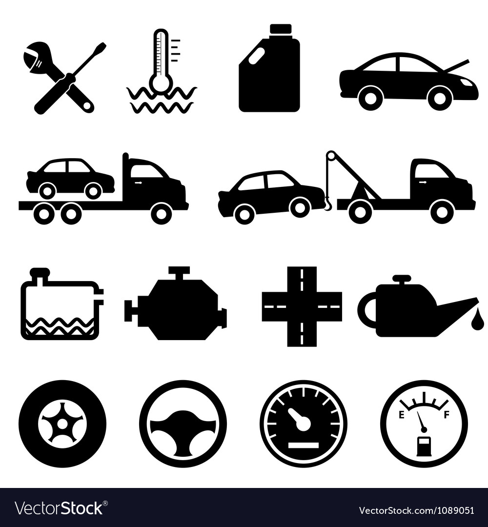 Mechanic workshop Royalty Free Vector Image - VectorStock
