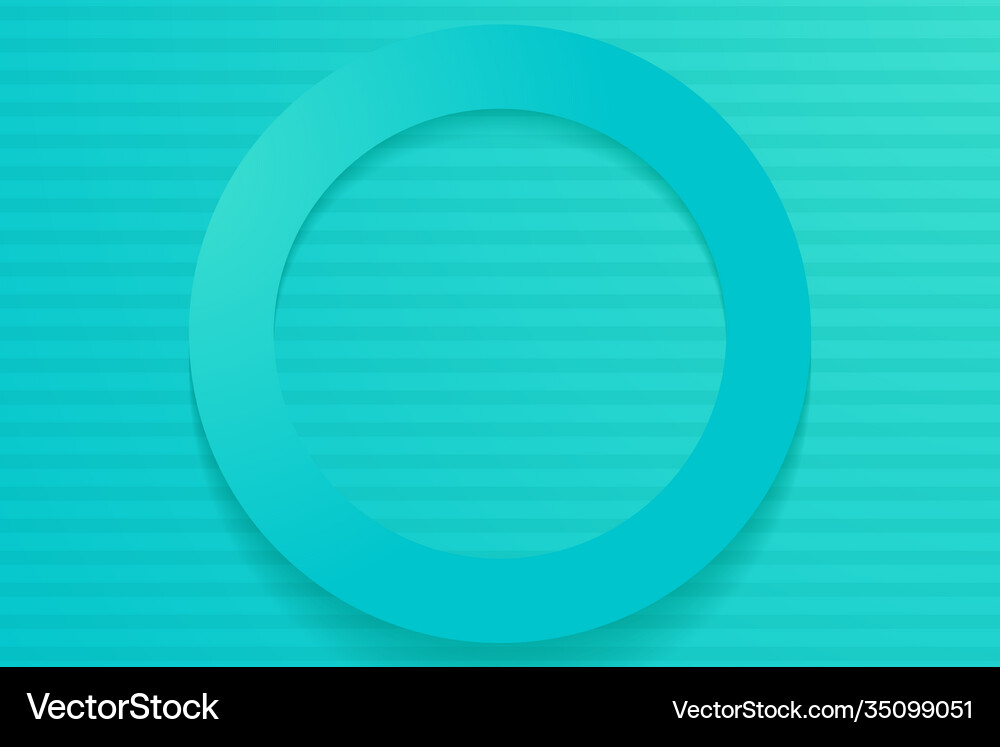 Modern turquoise backgrounds 3d colorful overlap Vector Image
