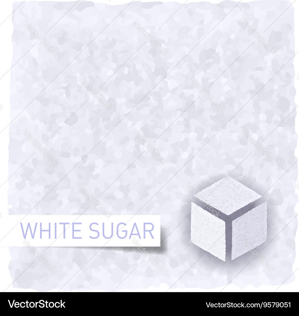 Sugar background Royalty Free Vector Image - VectorStock