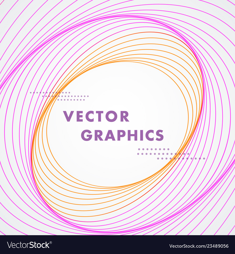 Abstract circles lines pattern design Royalty Free Vector
