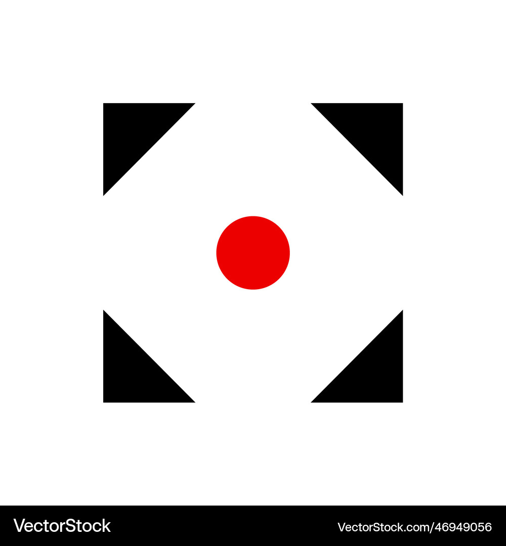Modern recording icon or video recording Vector Image