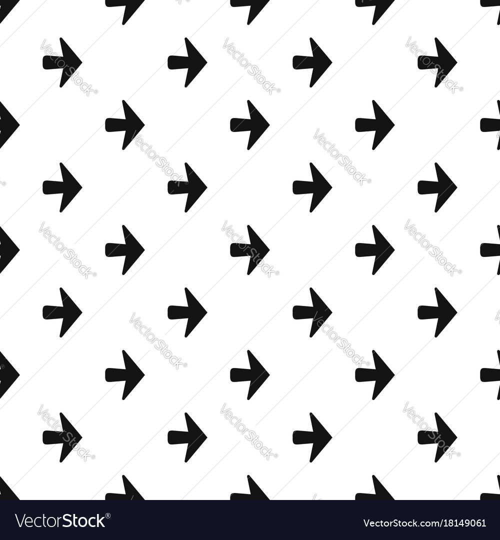 Arrow pattern seamless simple Royalty Free Vector Image