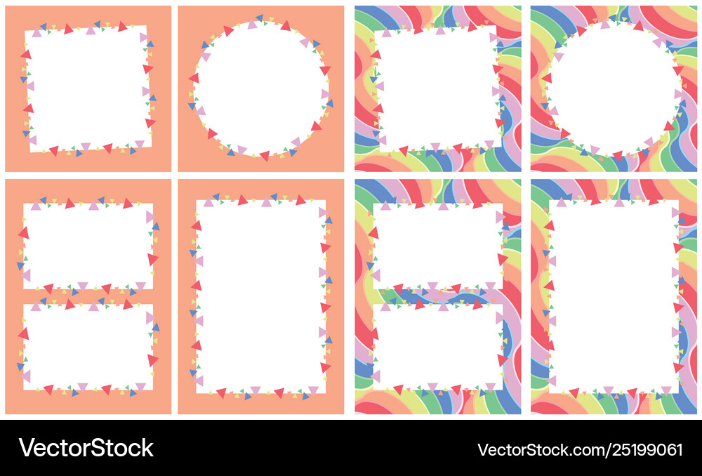 Border frame background worksheet Royalty Free Vector Image